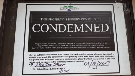 Condemned house remains in Sandy Springs after 4 years - Rough Draft ...