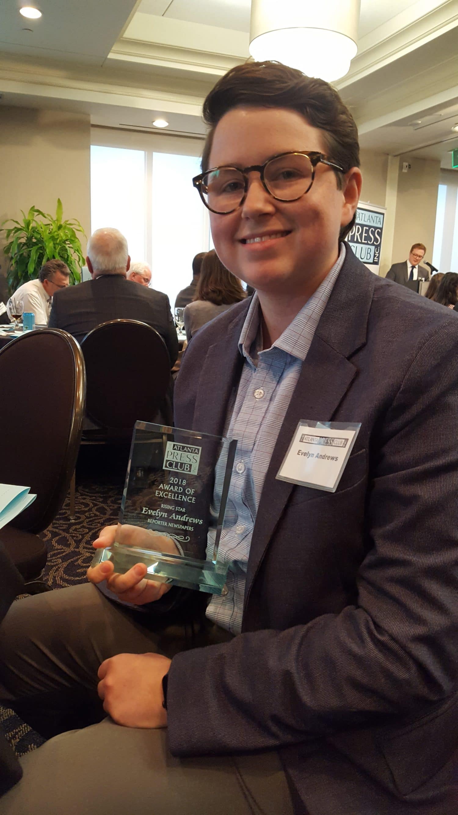 The Reporter’s Evelyn Andrews wins Atlanta Press Club ‘Rising Star ...
