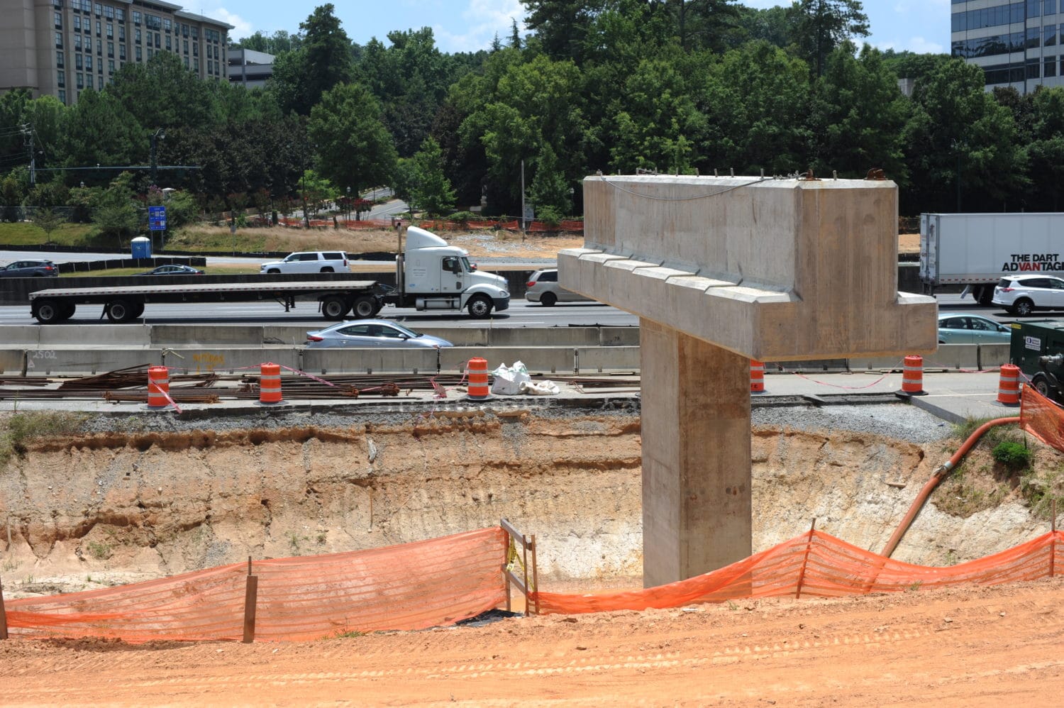 Towering bridges begin transforming I-285/Ga. 400 interchange in ...