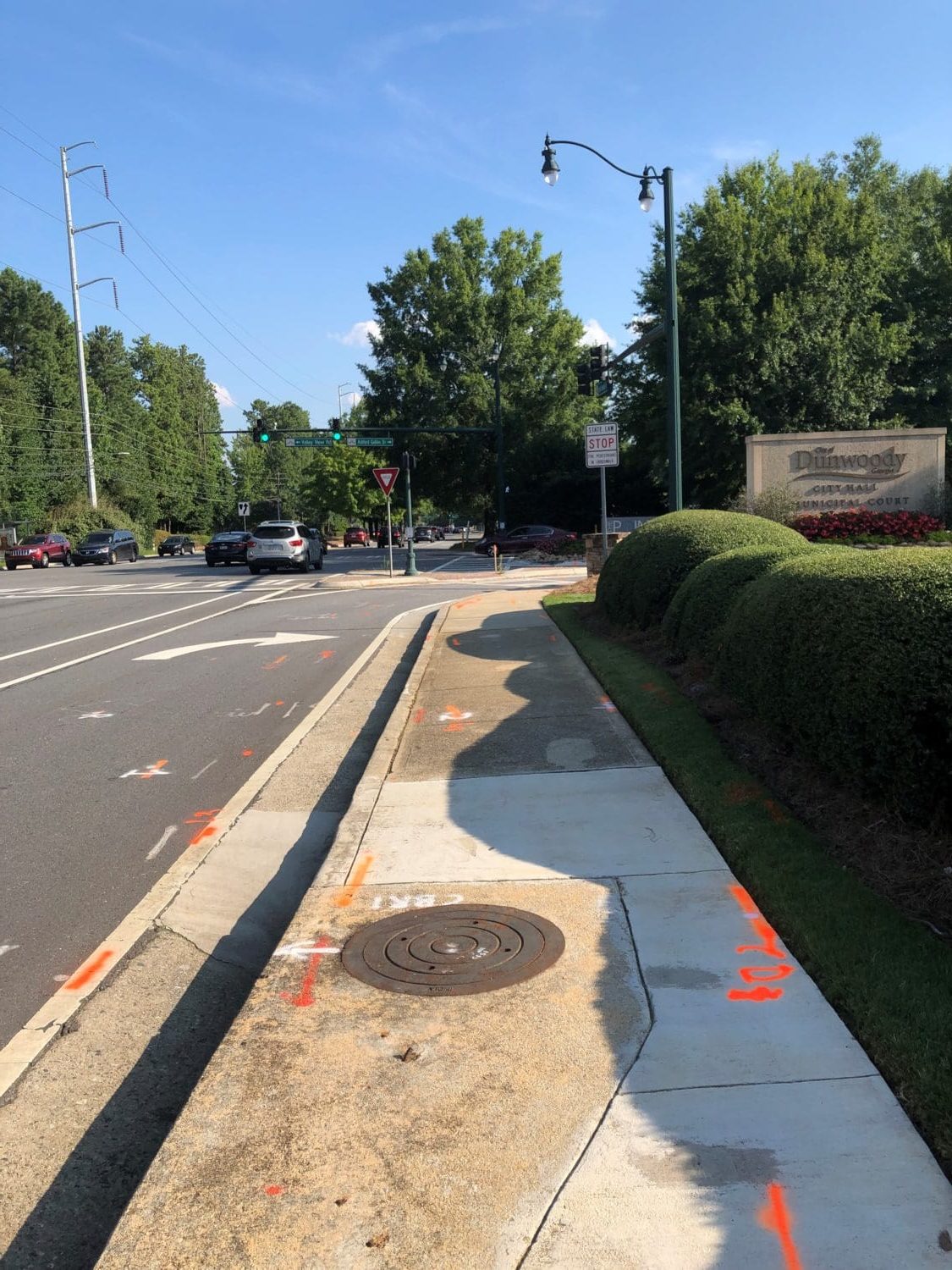 Spray-painted utility markings ruin Dunwoody streets, mayor complains ...