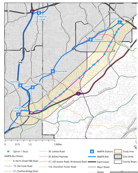 Brookhaven study recommends ways to speed up Buford Highway’s Route 39 ...