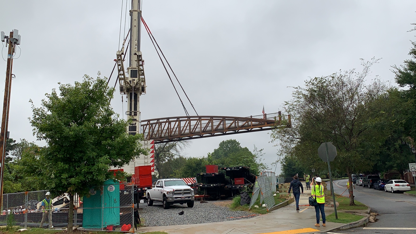 $2.5 million pedestrian bridge over Peachtree Creek to open - Rough ...