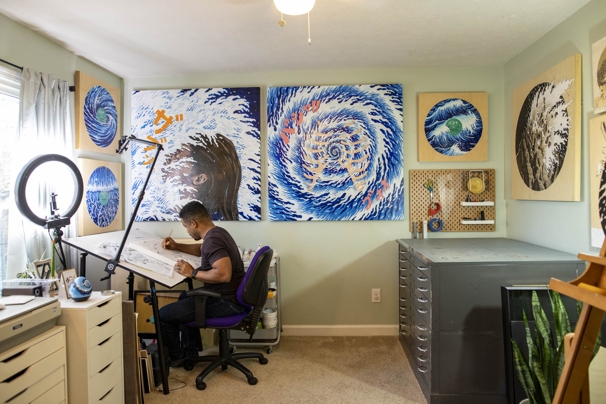 Riding the waves with artist Keith Rosemond II - Rough Draft Atlanta