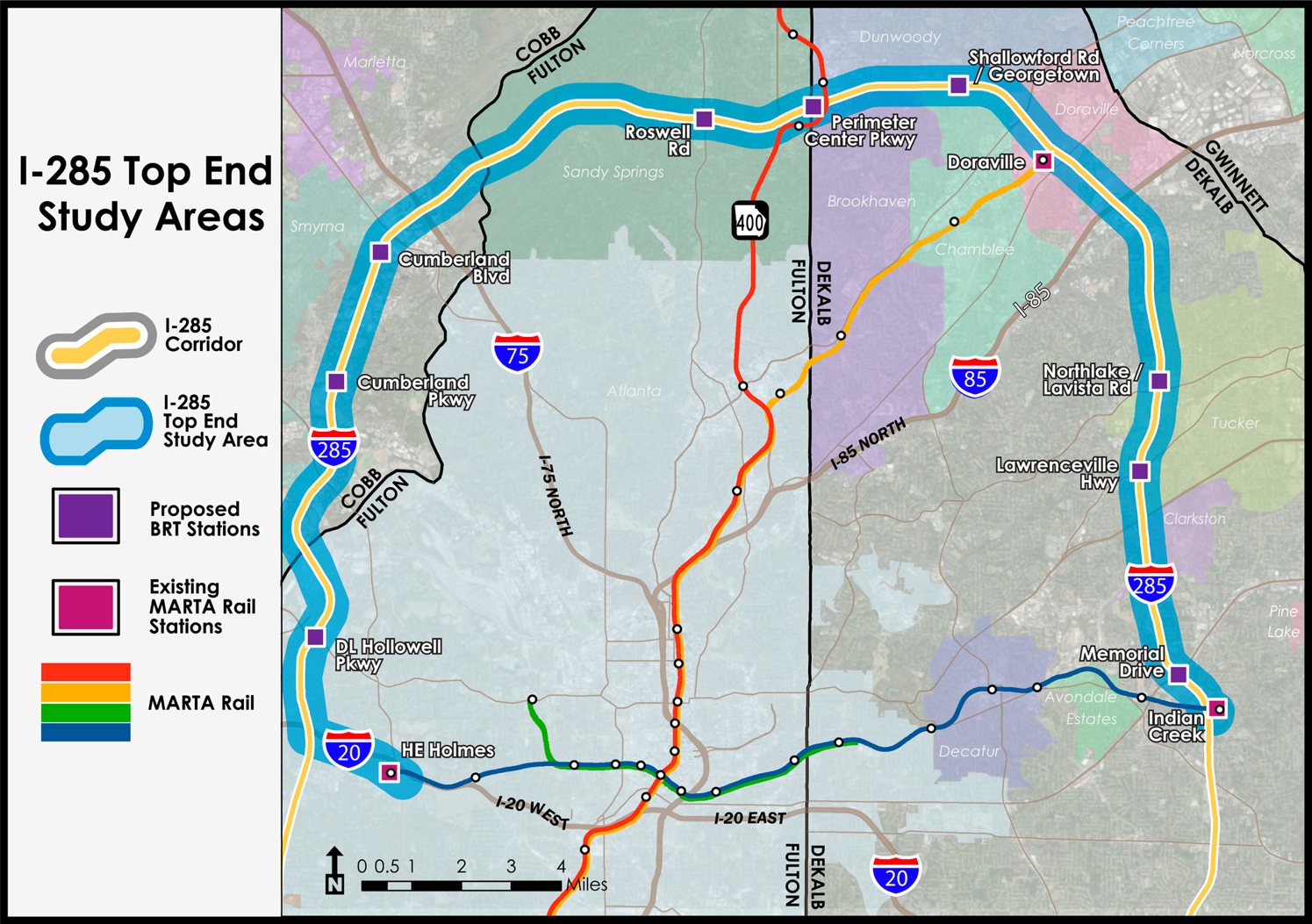 ATL board OKs consulting contract for transit on northern arc of I-285 ...