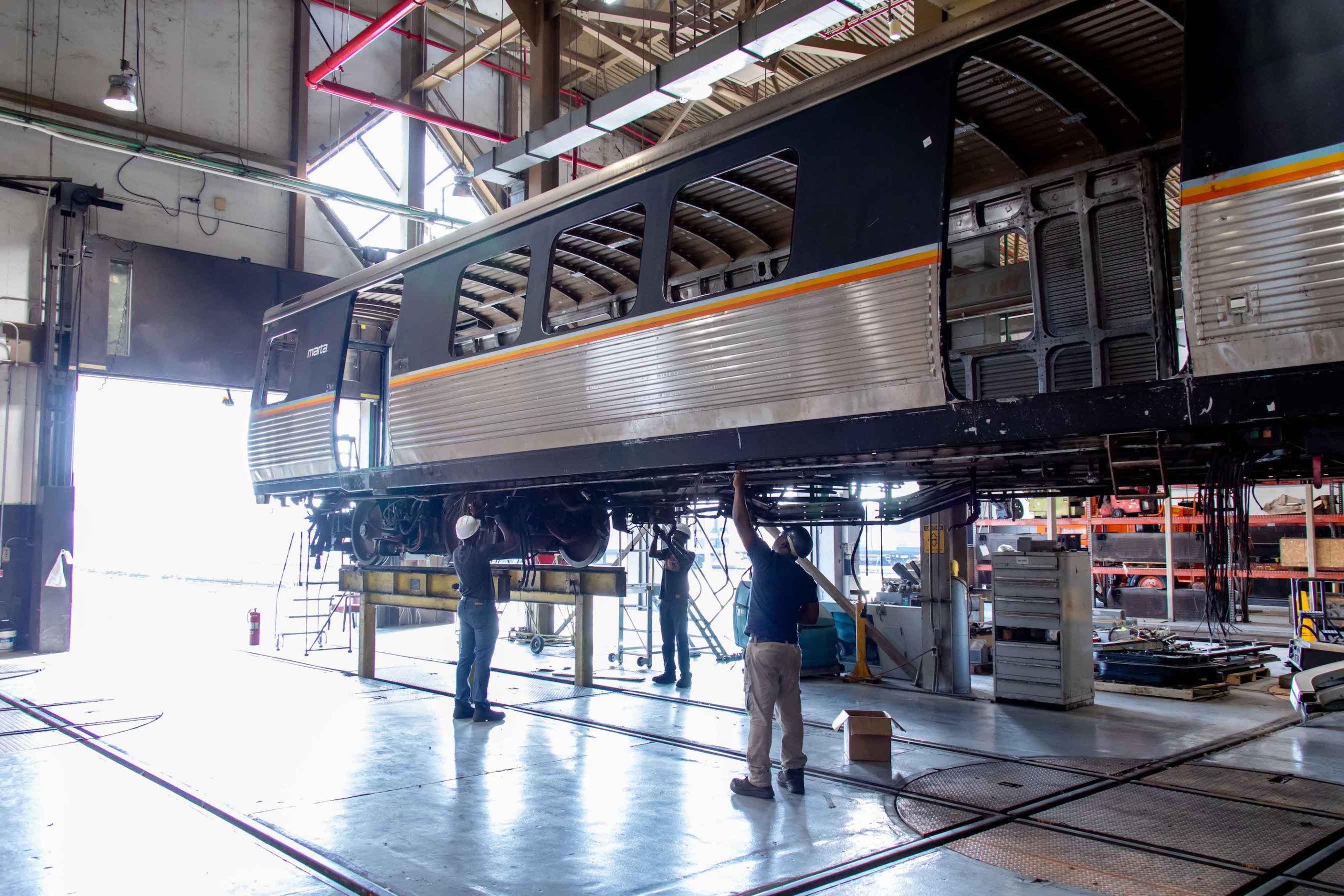 MARTA partners with Georgia DNR to transform old railcars into marine ...