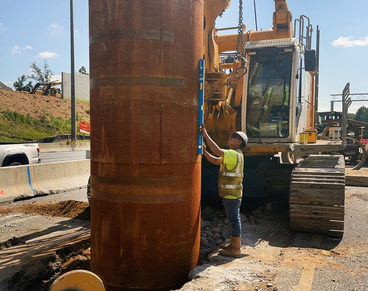 GDOT starts pile driving for new Mount Vernon Highway bridge over I-285 ...