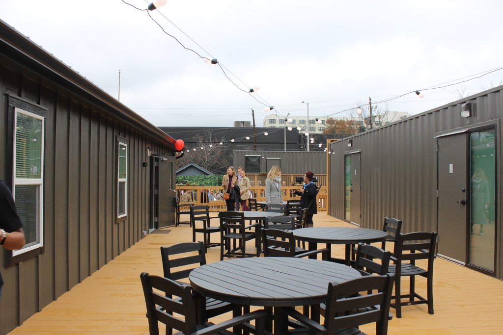 Shipping containers converted for Atlanta's first rapid housing site to ...