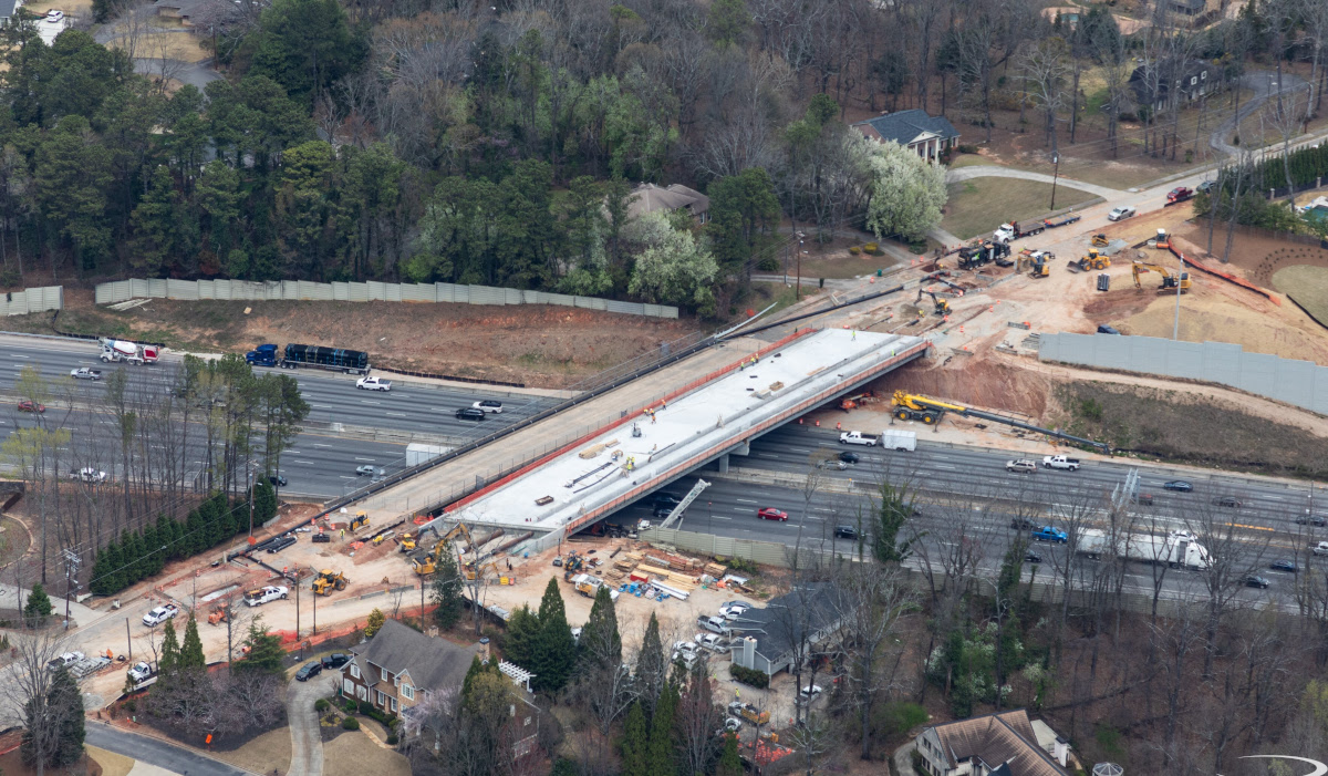 New Mt. Vernon Highway bridge over I-285 expected to open in late April ...