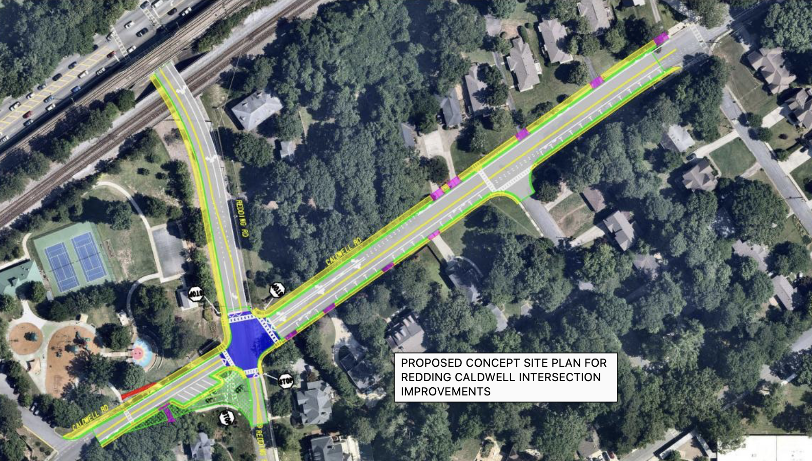 Brookhaven wants feedback on Caldwell Road intersection project - Rough ...