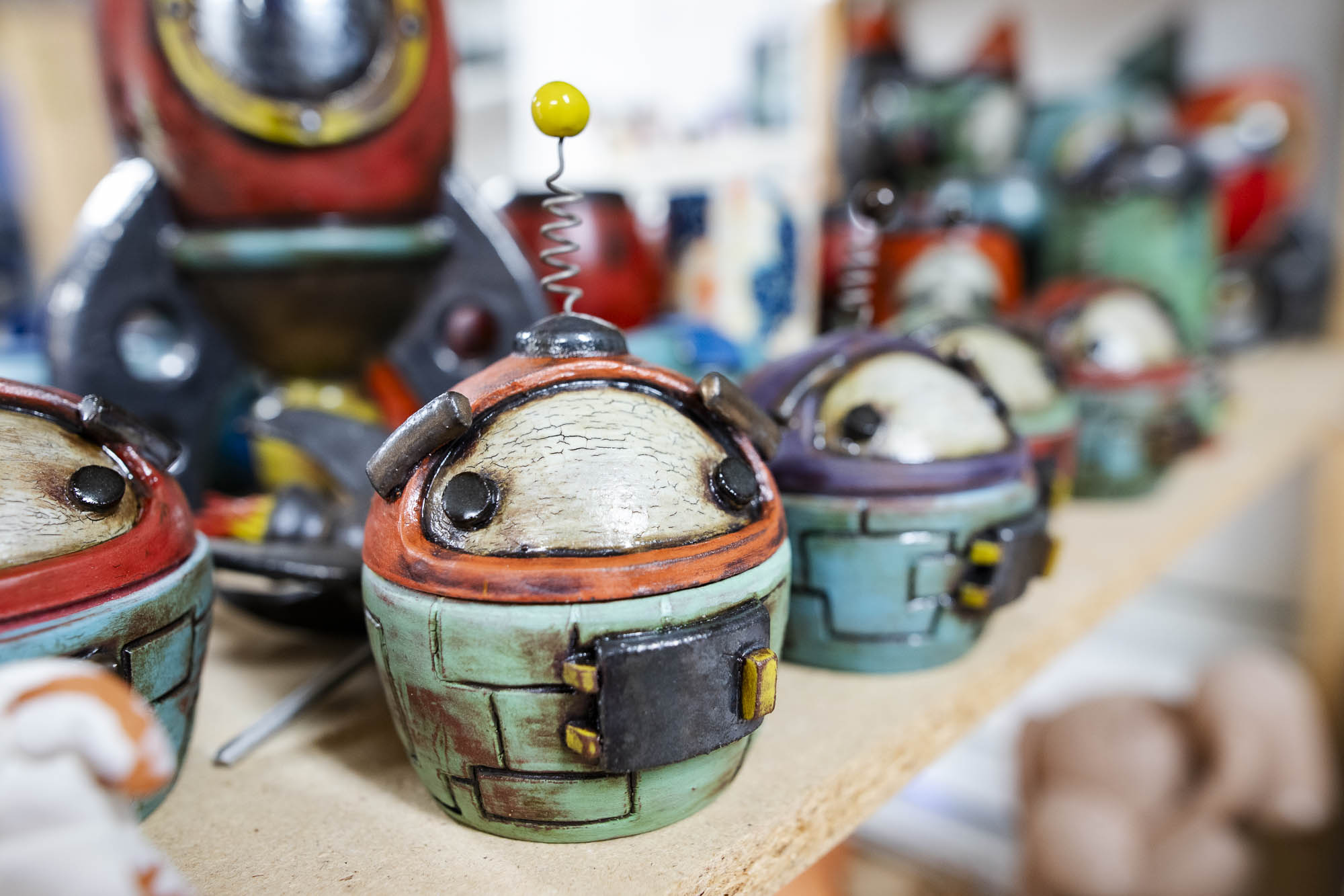 ‘Pottery Becomes Robot’ with artist Michael Klapthor - Rough Draft Atlanta