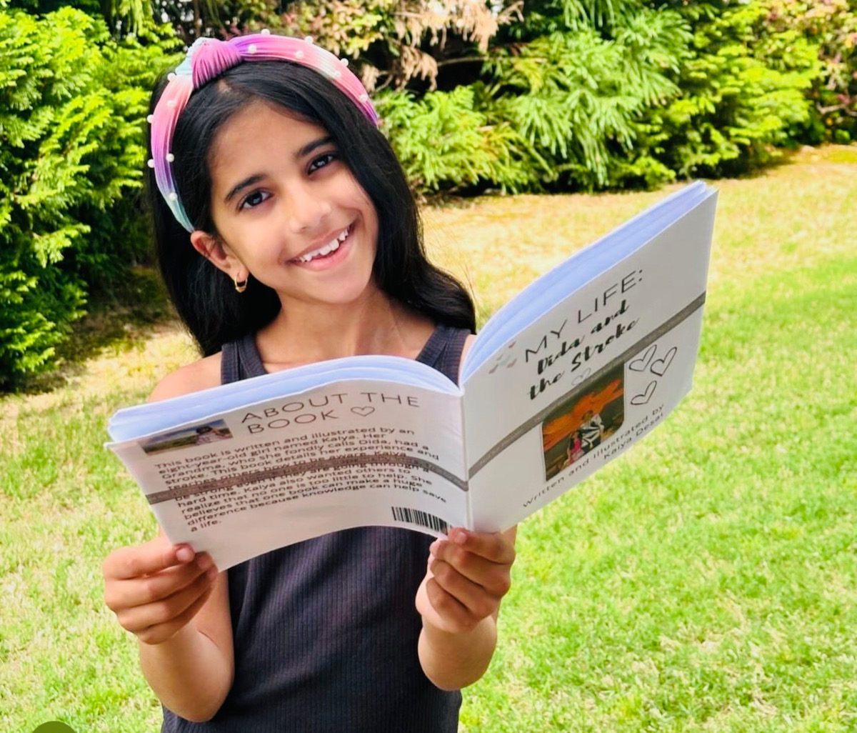 8-year-old author shares inspiring story of helping grandmother recover ...