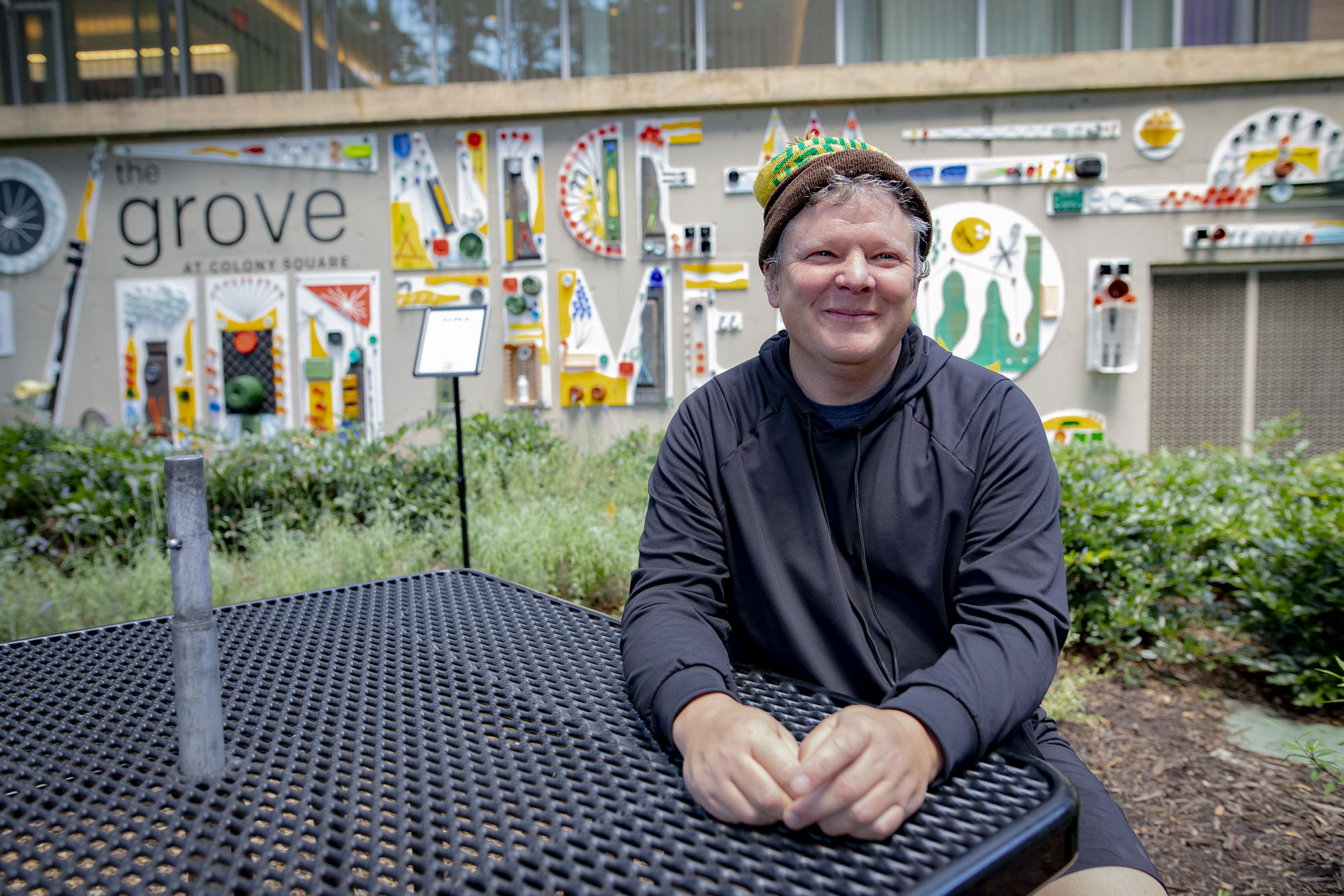 Artist Hyland Mather translates plastic waste to meaningful art in ...