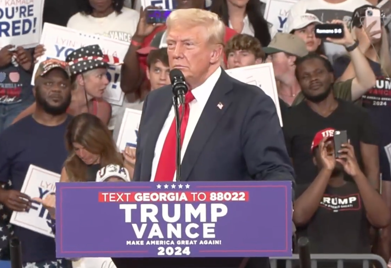 Trump rails against Kemp over loss of 2020 election at Atlanta rally ...