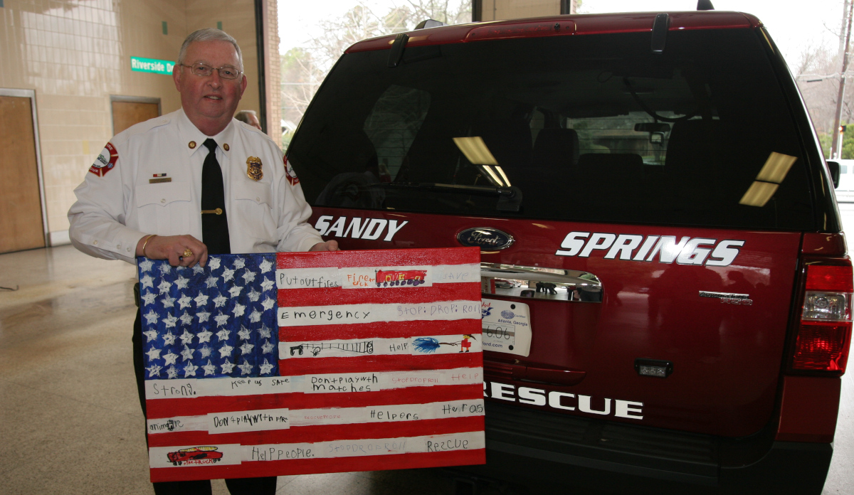 Sandy Springs Fire Department's memorial service for Jack McElfish ...