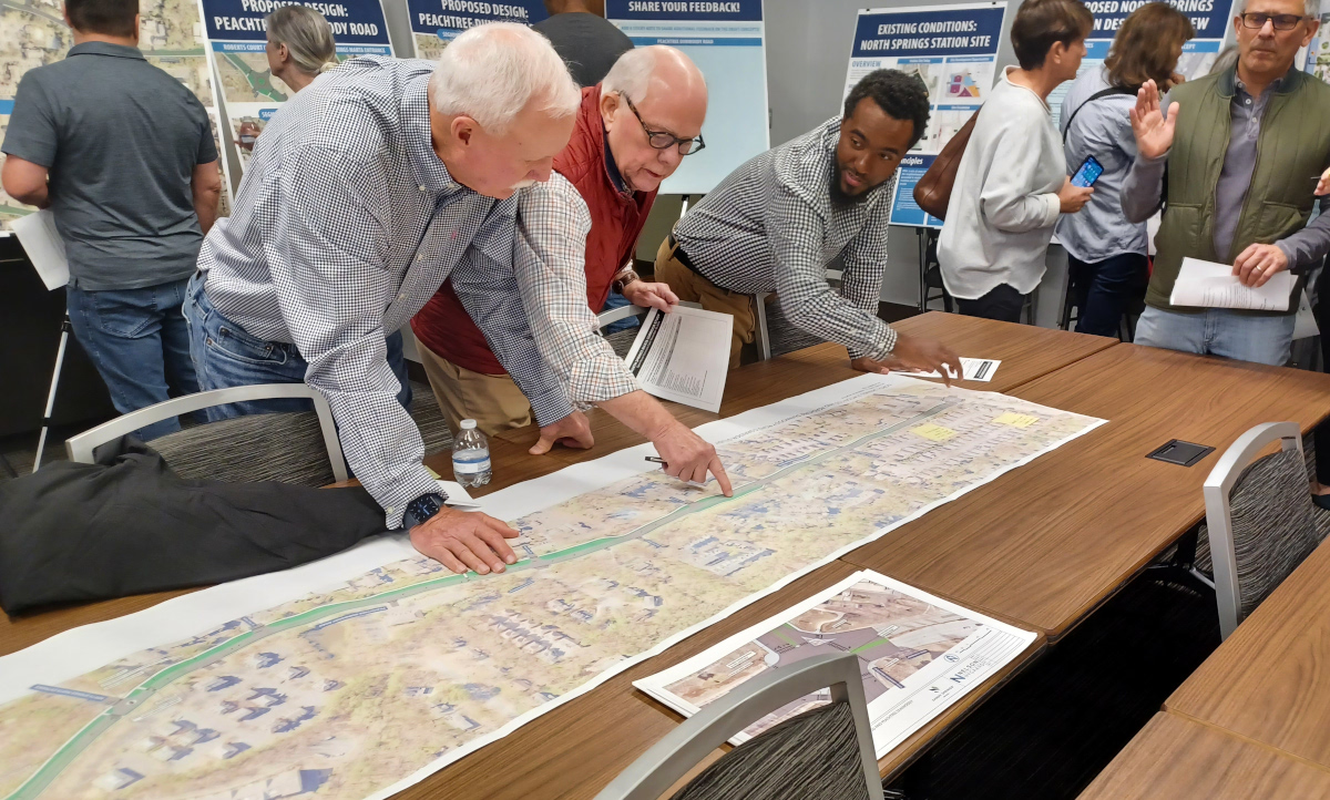 Public feedback on Sandy Springs' MARTA corridor plan - Rough Draft Atlanta