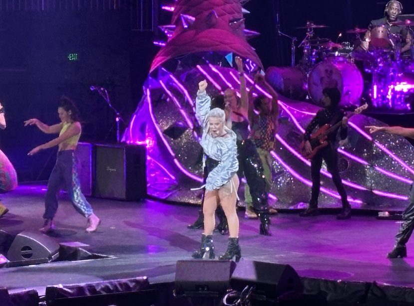 Pink's 'Trustfall' tour in Atlanta: High-flying concert - Rough Draft ...