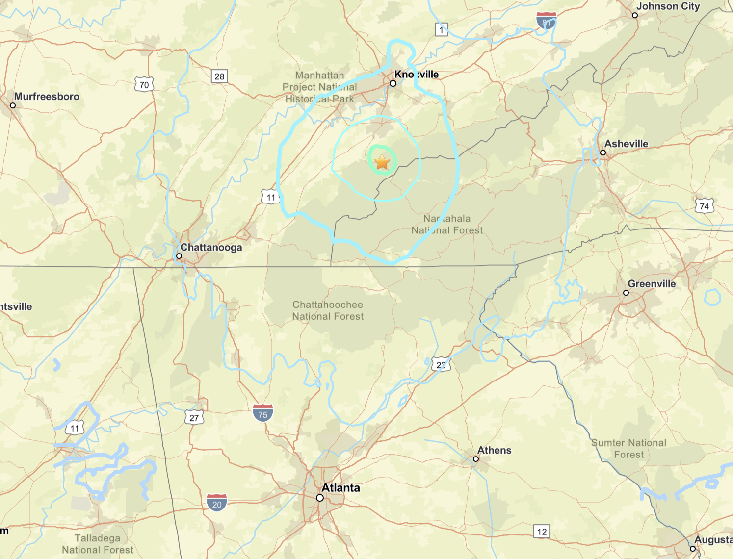 4.1 magnitude earthquake shakes North Georgia and Metro Atlanta - Rough ...