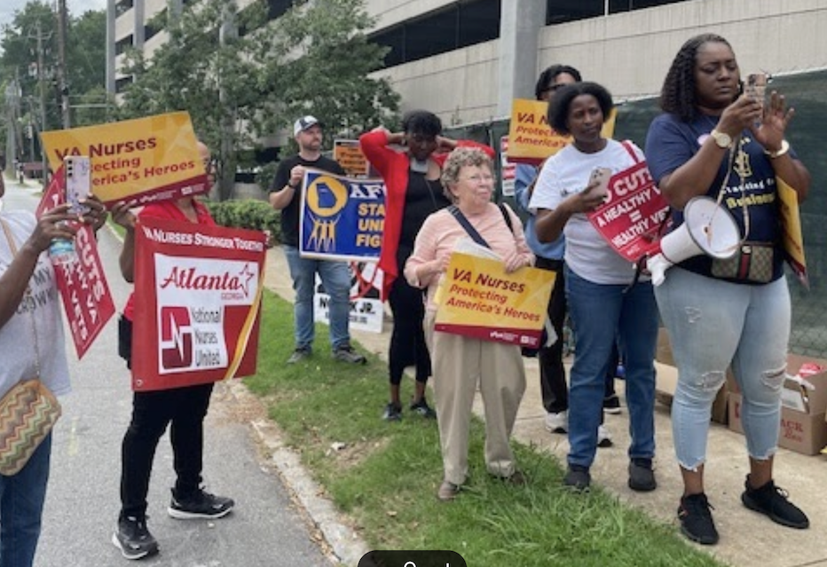 Atlanta VA Nurses Protest Staff Cuts for Veterans - Rough Draft Atlanta