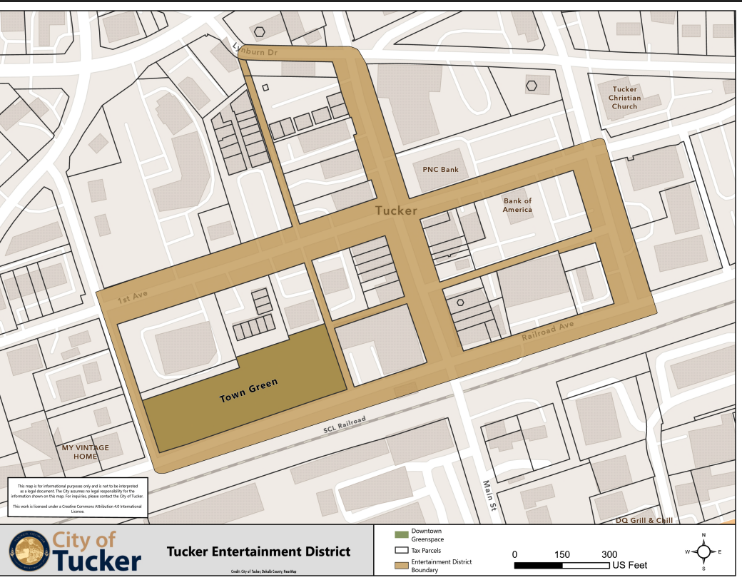 Tucker Town Green Entertainment District Expansion