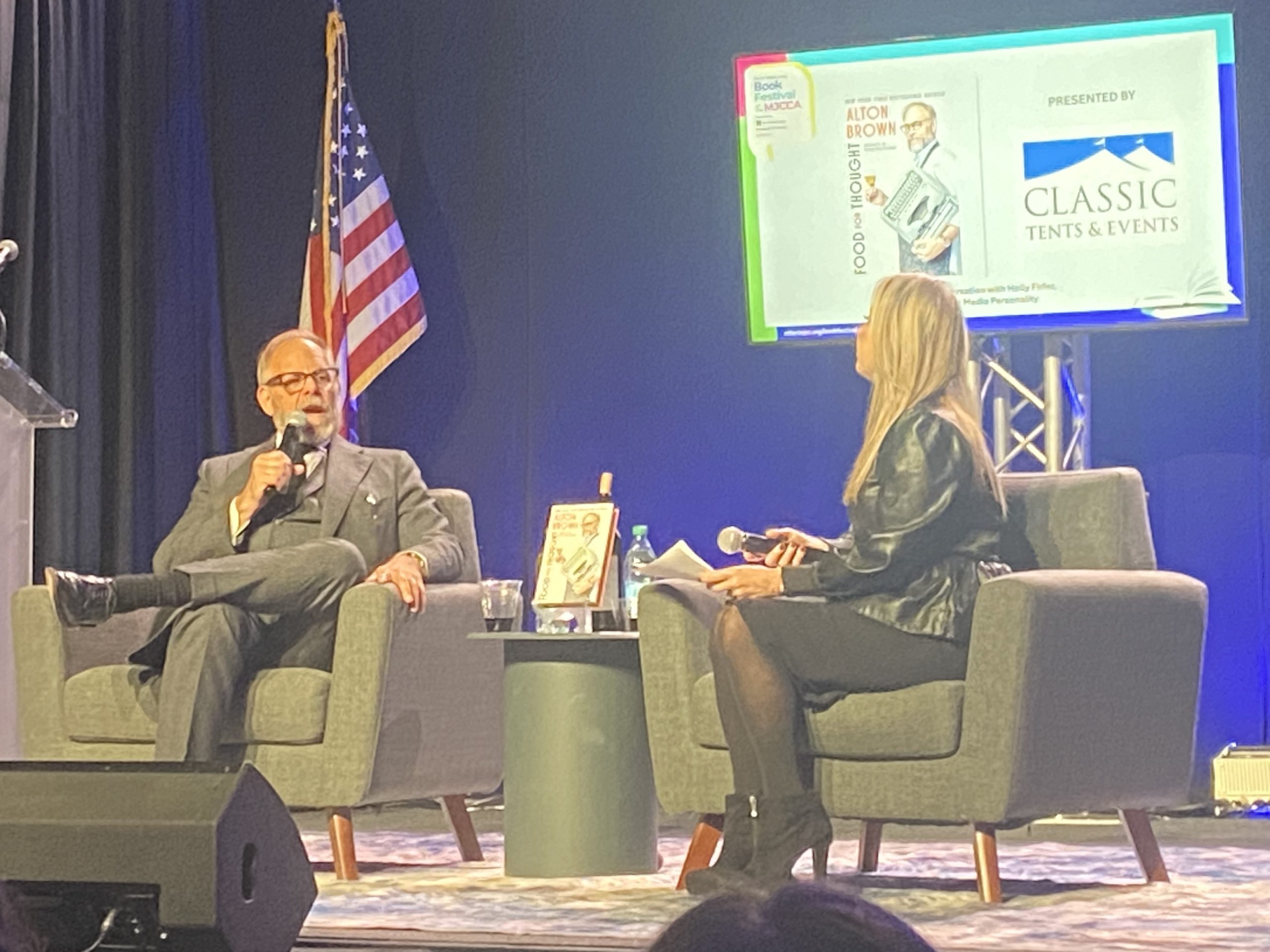 Alton Brown talks food and AI at MJCCA Book Festival - Rough Draft Atlanta